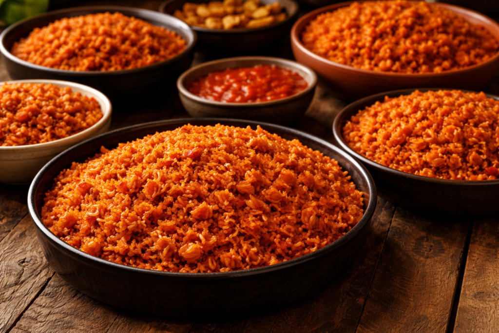 Authentic Ghanaian Jollof Rice Recipe (Step-by-Step Guide for 4 People)